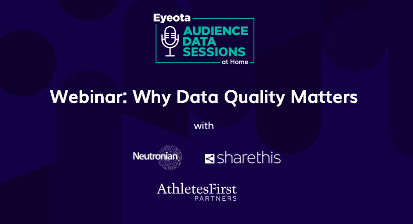 Webinar: Why Data Quality Matters